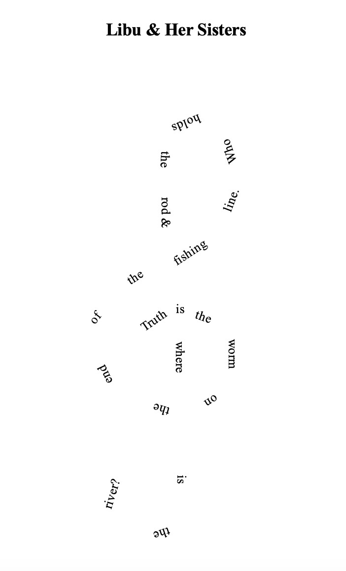 A Calligram/Visual Poem by Katieann Vogel – The Paddock Review