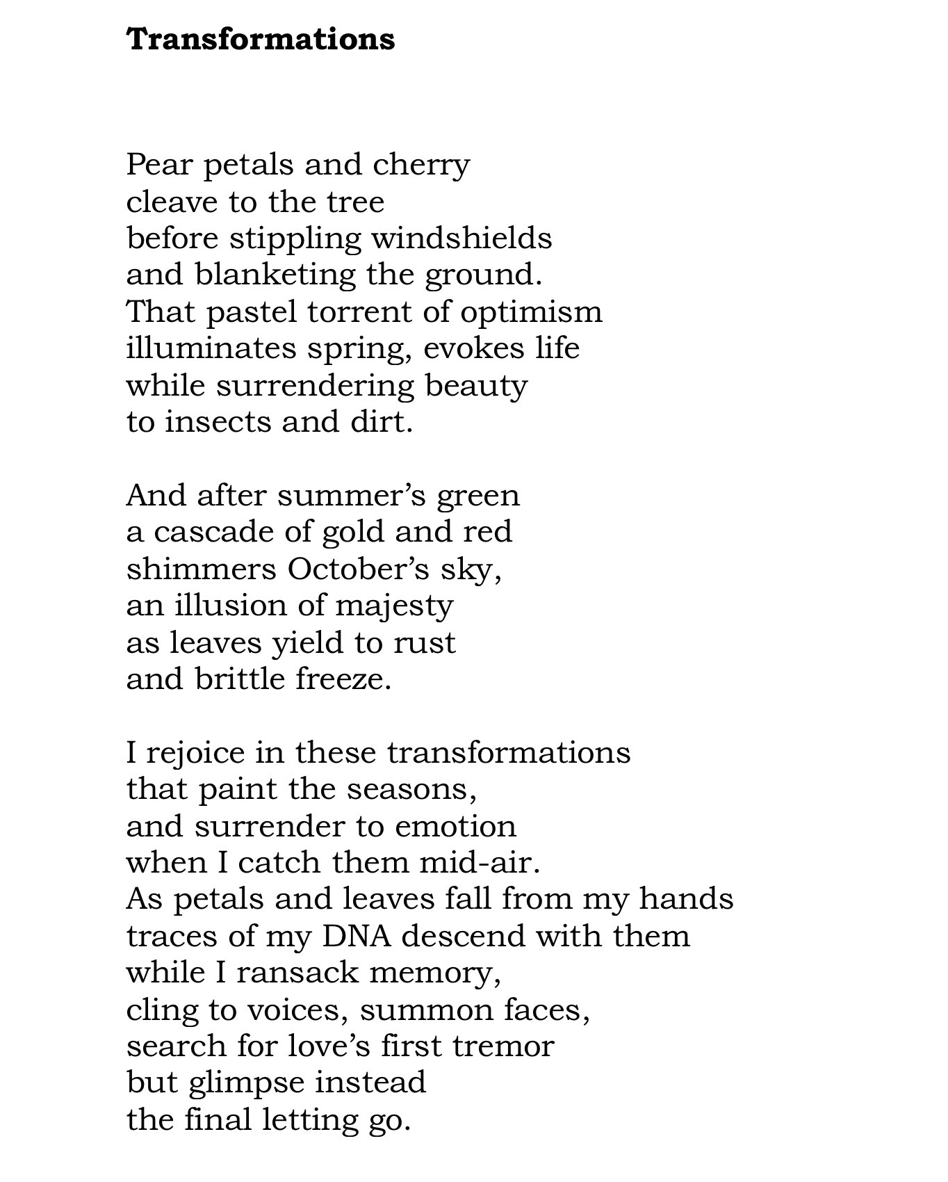 A Poem by Elizabeth Esris – The Paddock Review